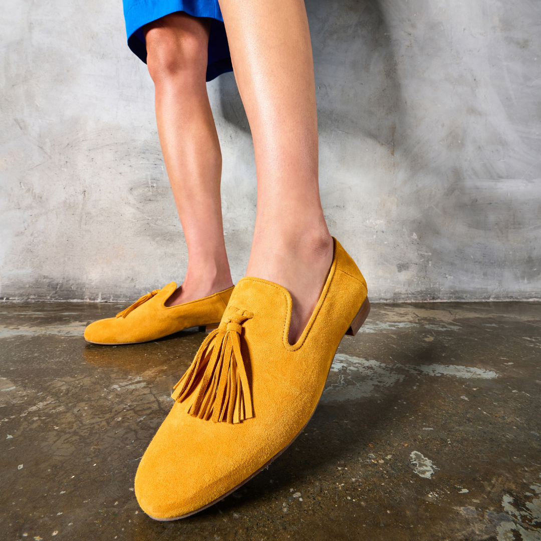 Calla Shoes | Freya | Mustard suede